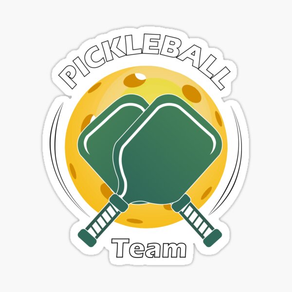 "Pickleball Team Logo, pickleball logo" Sticker for Sale by AMZIL-Store ...