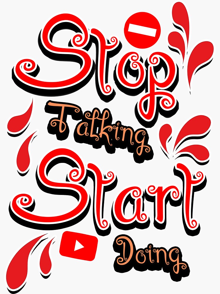 "Stop & Star " Sticker for Sale by MN-PNG-arts | Redbubble