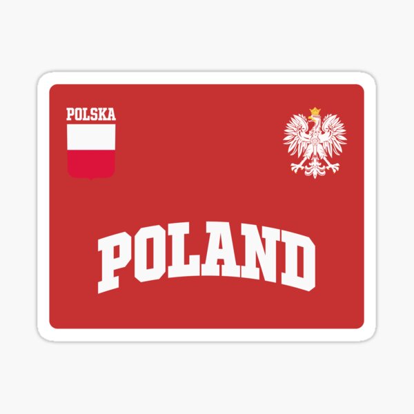 "Retro Poland Fan Polish Polska Flag " Sticker for Sale by MrEddie10 ...
