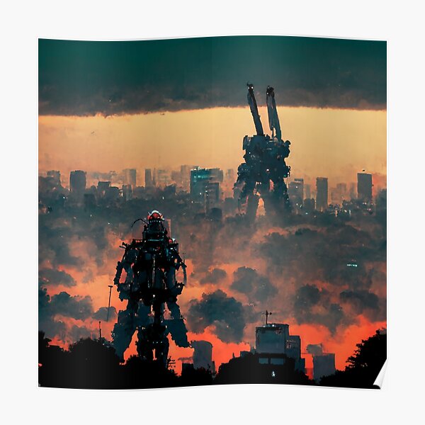 "Kecha Kaiju Uprising - AI Generated Art" Poster for Sale by Vault256 ...