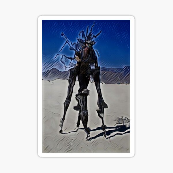 "SURREAL ARTWORK: A HORSE WITH NO NAME" Sticker for Sale by ...