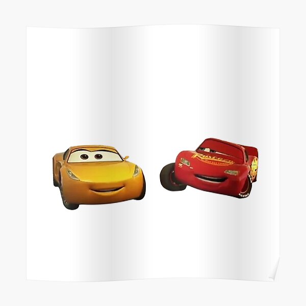 "Lightning Mcqueen and Cruz Ramirez " Poster for Sale by ALAnimes ...