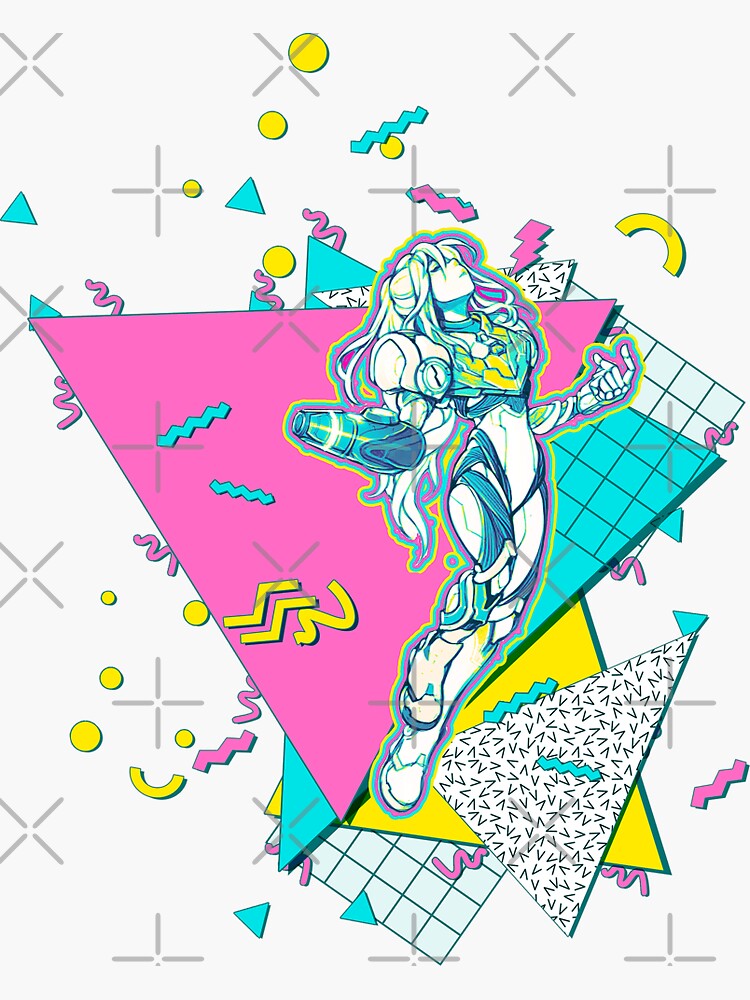 "Samus - Metroid Dread *90s graphic design*" Sticker for Sale by ...