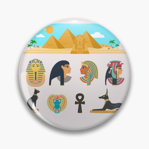 Chapa «Faraón del Antiguo Egipto, Gran Pirámide, Esfinge, Historia ...