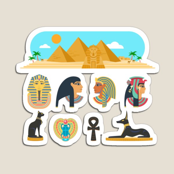 Imán «Faraón del Antiguo Egipto, Gran Pirámide, Esfinge, Historia ...