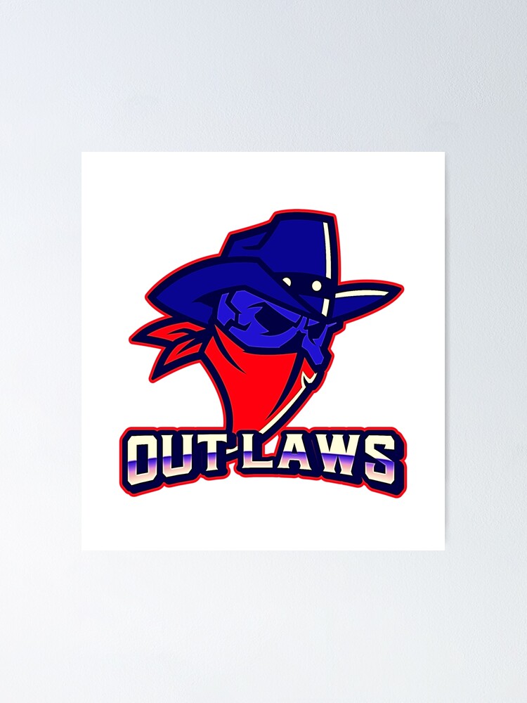 "Outlaws Pseudo Sports Team" Poster for Sale by Rorulent | Redbubble