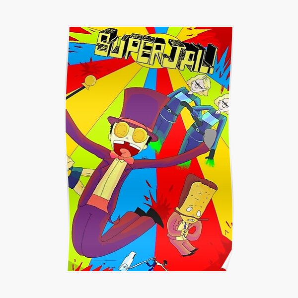 "SuperJail" Poster for Sale by Juanscorner | Redbubble