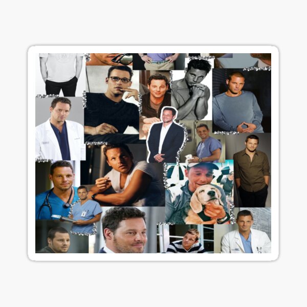 "Alex Karev Collage" Sticker for Sale by OLMP | Redbubble