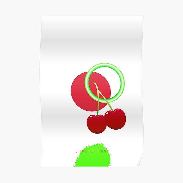 "Cute cherry design" Poster for Sale by DucaArt | Redbubble