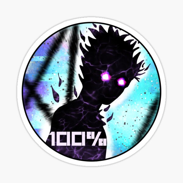 "Mob Psycho 100" Sticker for Sale by Ezenhiar | Redbubble