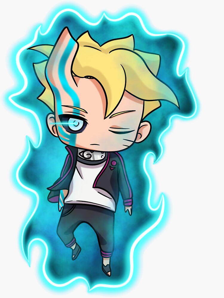 "Boruto Uzumaki Chibi" Sticker for Sale by vegitodraws | Redbubble