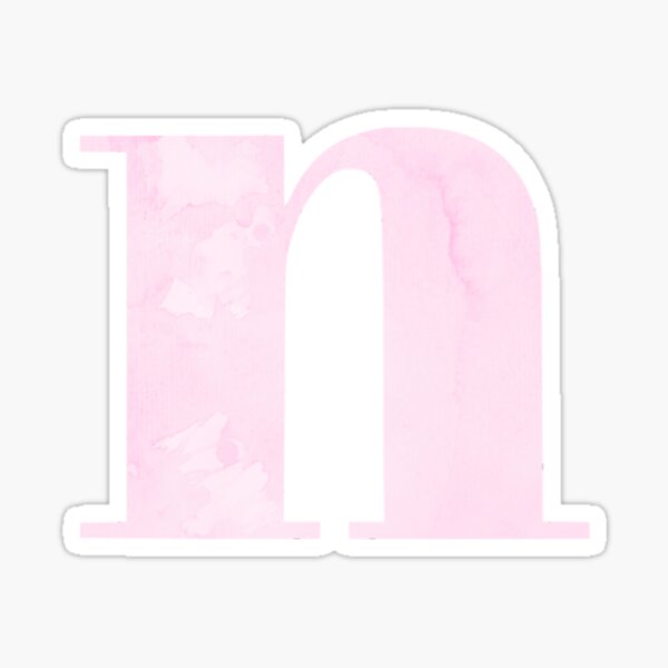 Letter N Stickers | Redbubble