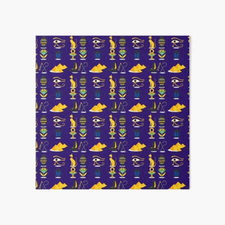 Lámina rígida «Diosa egipcia, escarabajo, ojo de Horus, paperos, loto ...