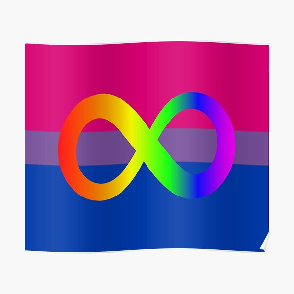 "Autistic Bisexual Pride Flag" Poster for Sale by das065 | Redbubble