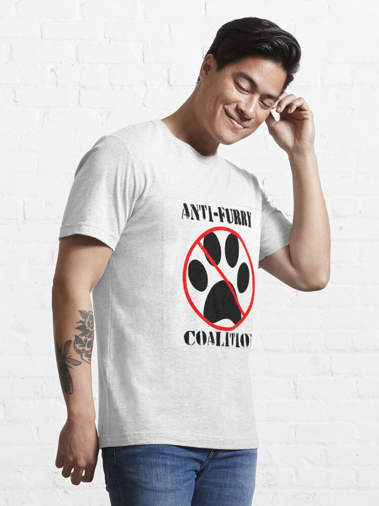 "Anti-Furry Coalition" T-shirt for Sale by chrome4fan | Redbubble ...