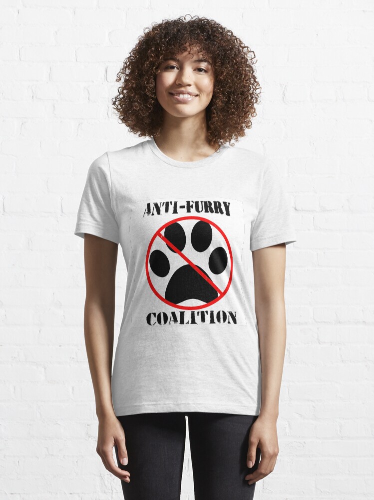 "Anti-Furry Coalition" T-shirt for Sale by chrome4fan | Redbubble ...