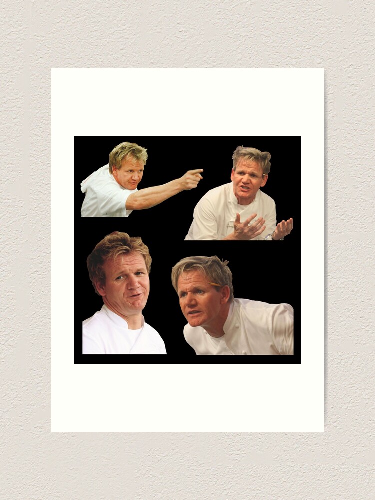"Angry Gordon Ramsay Meme Pack" Art Print for Sale by etsymerch | Redbubble
