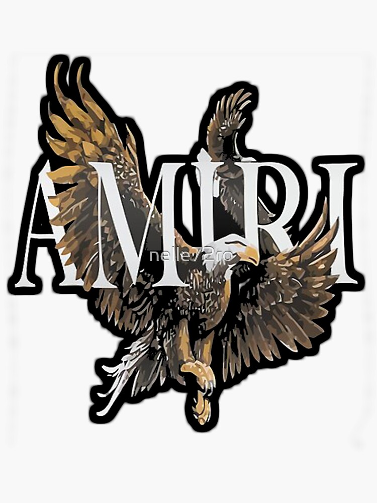 "a2 amiri white font,amiri eagle,amiri name" Sticker for Sale by ...