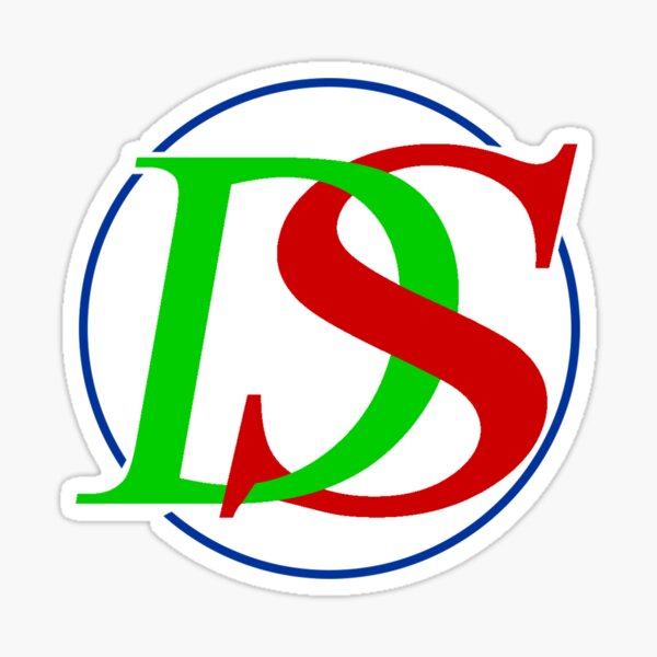 "DS Logo" Sticker for Sale by ZROL | Redbubble