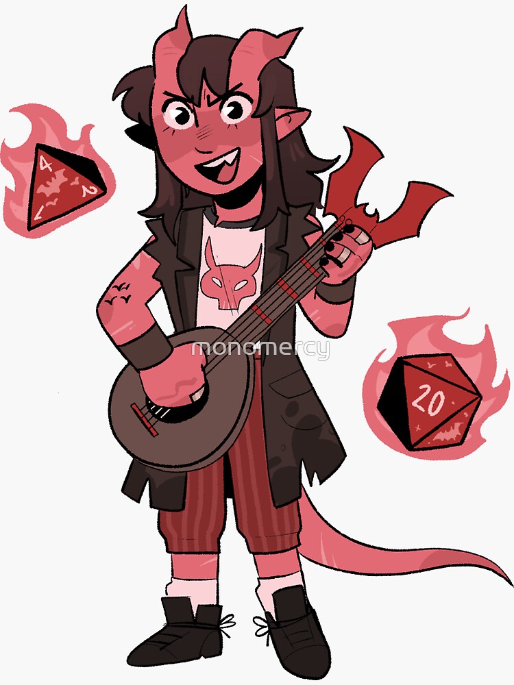 "Bardic Inspiration" Sticker for Sale by monomercy | Redbubble