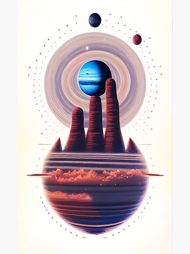 "Planetary orbs and spires" Poster for Sale by Joshua Smith | Redbubble