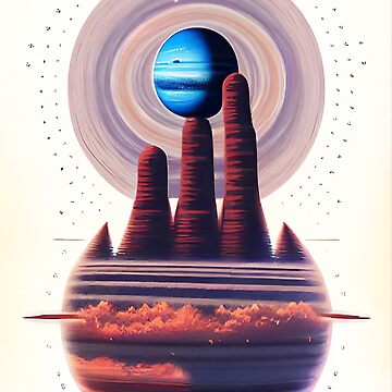 "Planetary orbs and spires" Poster for Sale by Joshua Smith | Redbubble