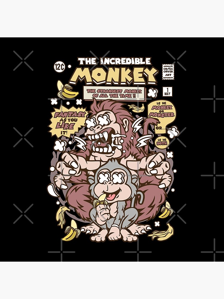 "Incredible Monkey" Poster for Sale by Domi2410 | Redbubble