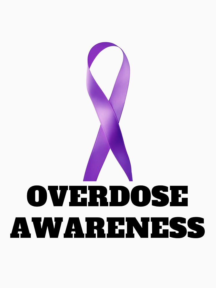"Drug Overdose Awareness Ribbon" T-shirt for Sale by madraso ...