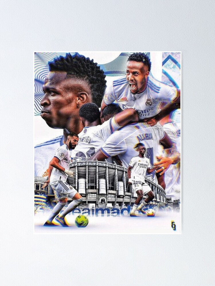 "vinicius junior" Poster for Sale by zuhair17 | Redbubble