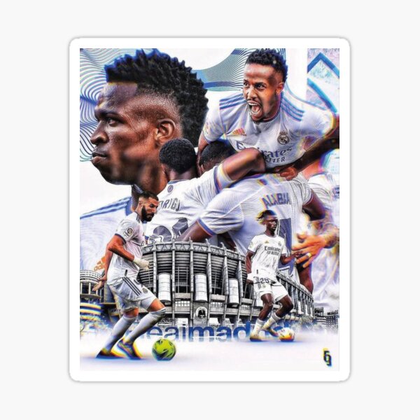 "vinicius junior" Sticker for Sale by zuhair17 | Redbubble