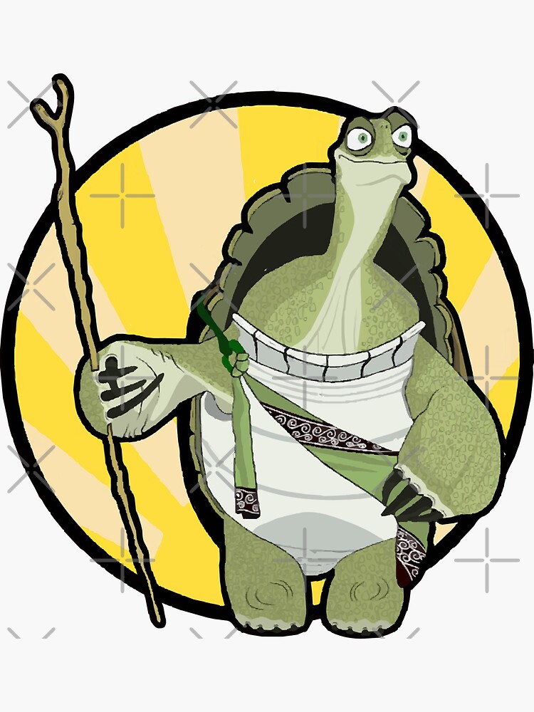 "Master Oogway - Kung Fu Panda" Sticker for Sale by swagster9 | Redbubble