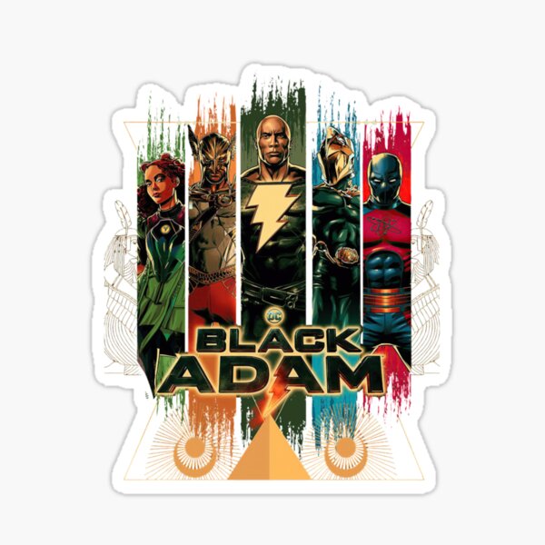 "Black Adam" Sticker for Sale by NicoDave | Redbubble