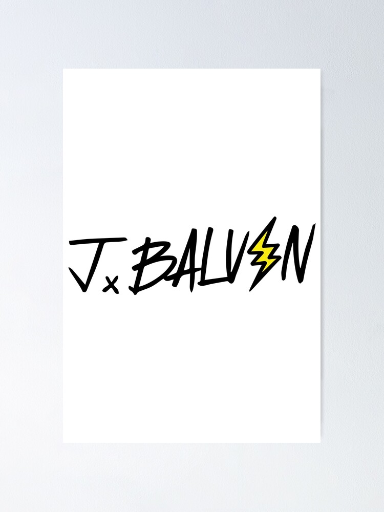 "J Balvin Merch Jbalvin Logo" Poster for Sale by BenizMass | Redbubble