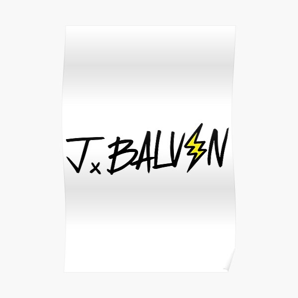 "J Balvin Merch Jbalvin Logo" Poster for Sale by BenizMass | Redbubble