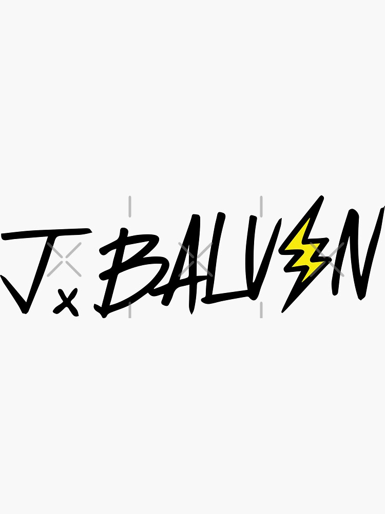 "J Balvin Merch Jbalvin Logo" Sticker for Sale by BenizMass | Redbubble