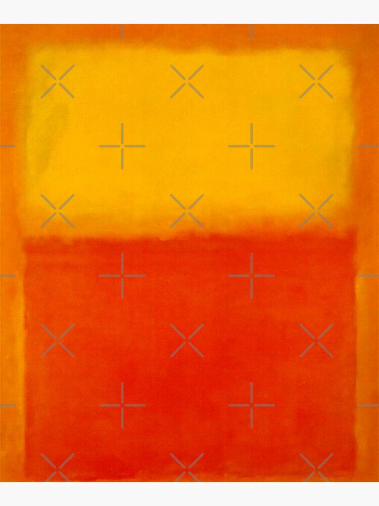 "mark rothko painting, yellow, orange,red, artwork by mark rothko ...