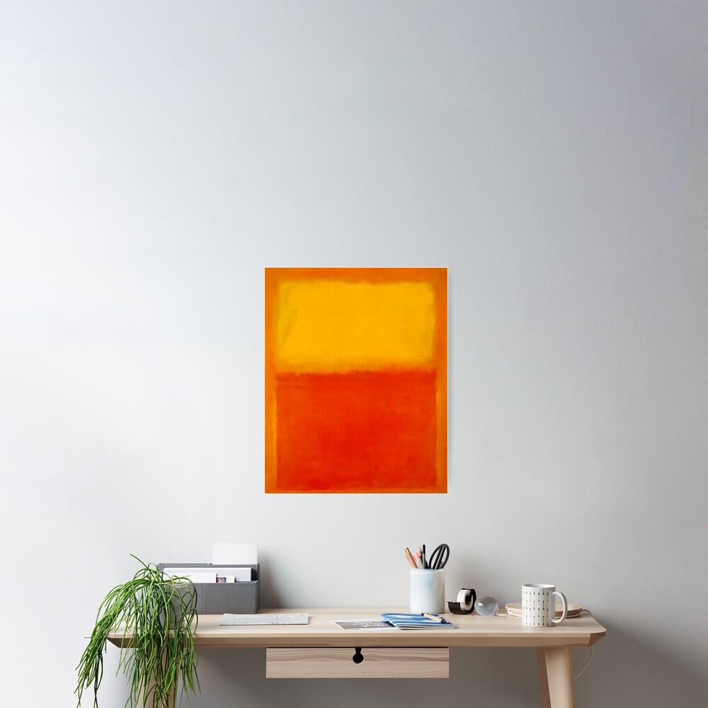 "mark rothko painting, yellow, orange,red, artwork by mark rothko ...