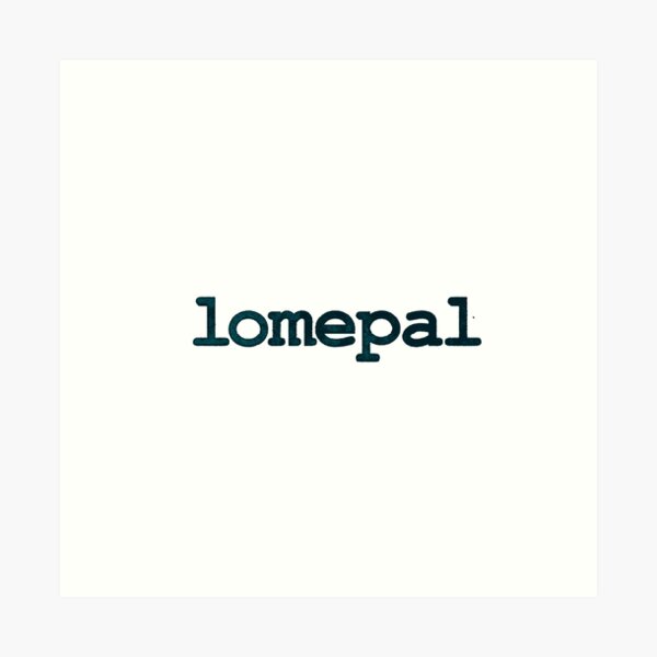 "lomepal logo" Art Print for Sale by pilaxleretour1 | Redbubble