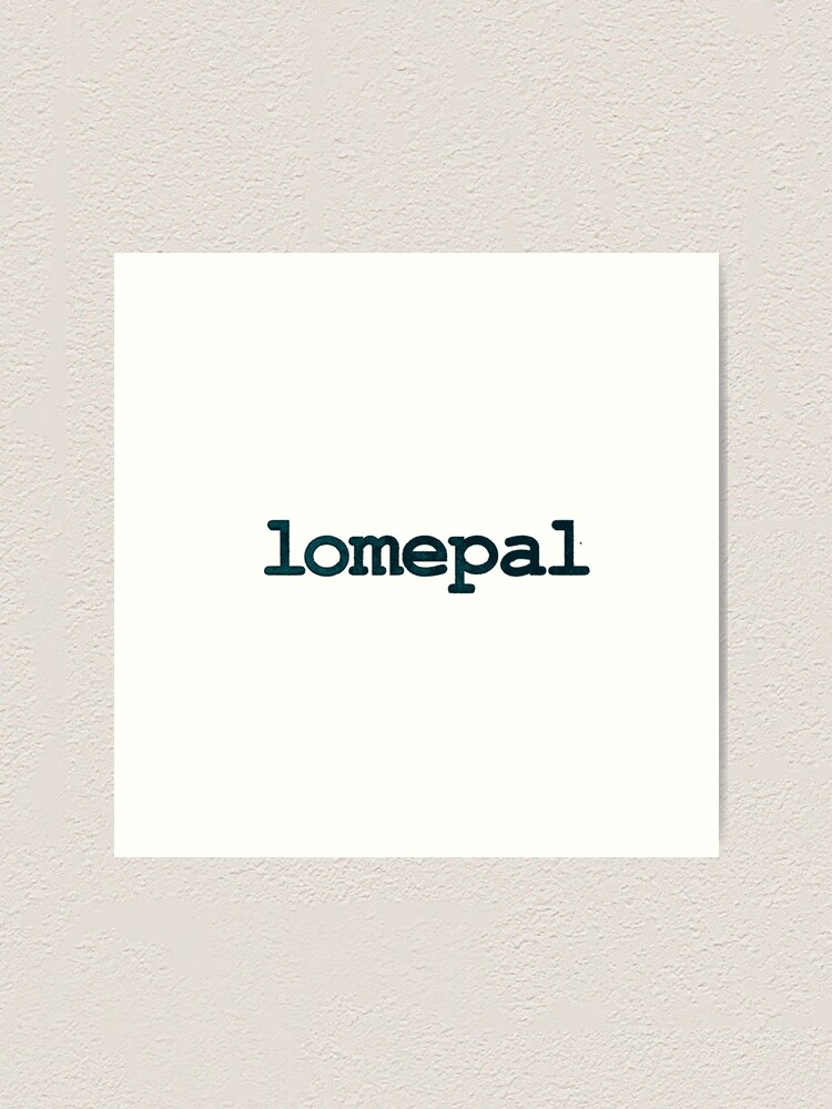 "lomepal logo" Art Print for Sale by pilaxleretour1 | Redbubble