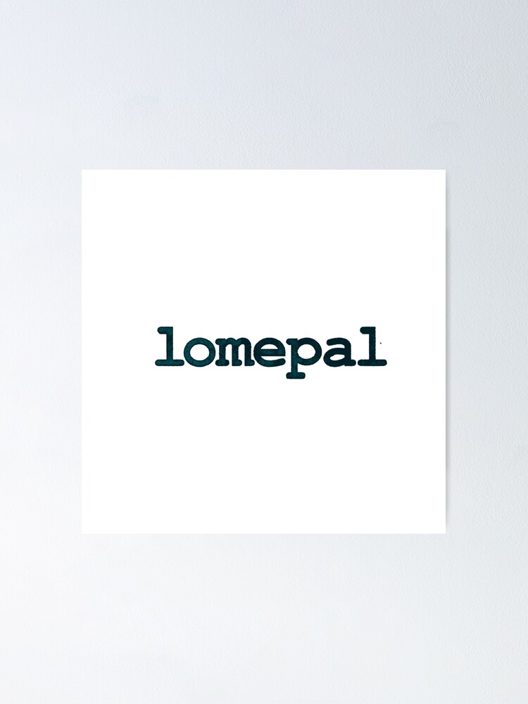 "lomepal logo" Poster for Sale by pilaxleretour1 | Redbubble