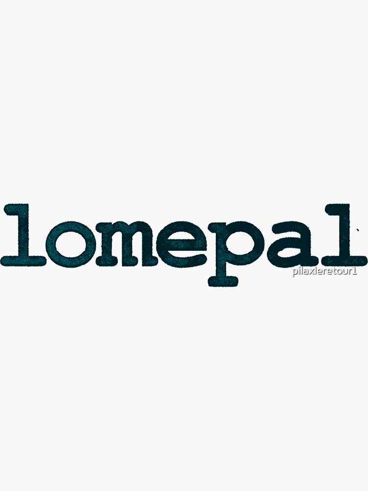 "lomepal logo" Sticker for Sale by pilaxleretour1 | Redbubble