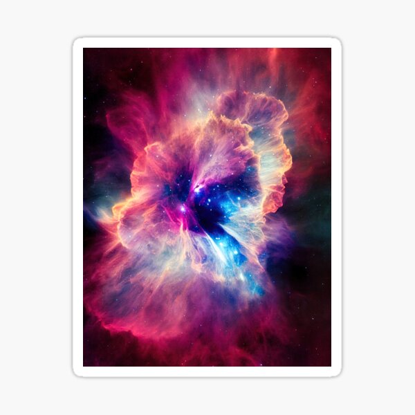 "Cosmic Nebula 4" Sticker for Sale by CEVmemories | Redbubble