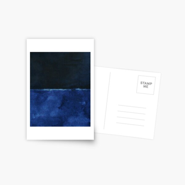 "mark rothko painting, Blue, Navy Blue, artwork by mark rothko ...