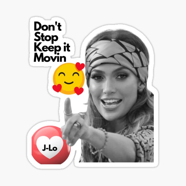 "Jennifer Lopez T-Shirts And Posters" Sticker for Sale by bfadul ...