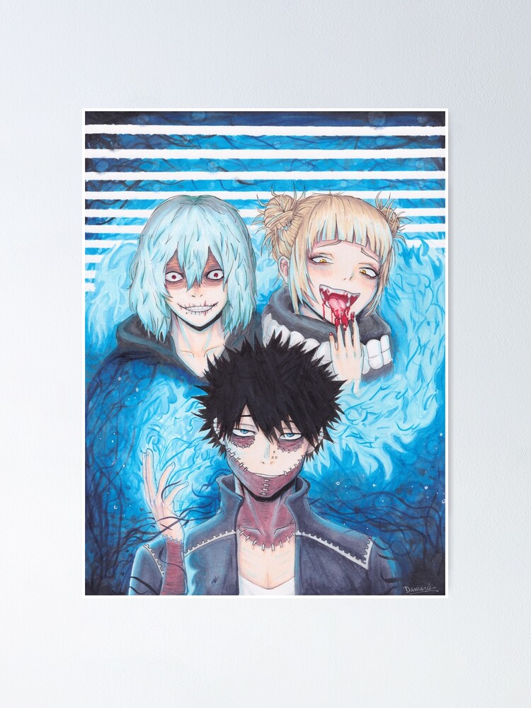 "Malevolence - Dabi, Toga, & Shigaraki MHA Fan Art" Poster for Sale by ...