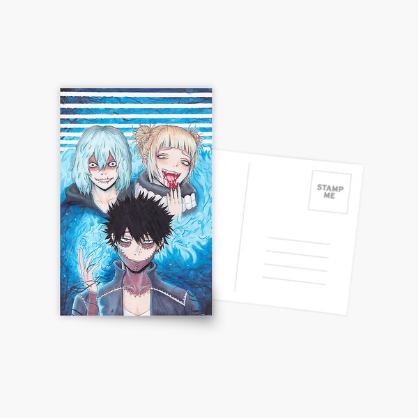 "Malevolence - Dabi, Toga, & Shigaraki MHA Fan Art" Postcard for Sale ...