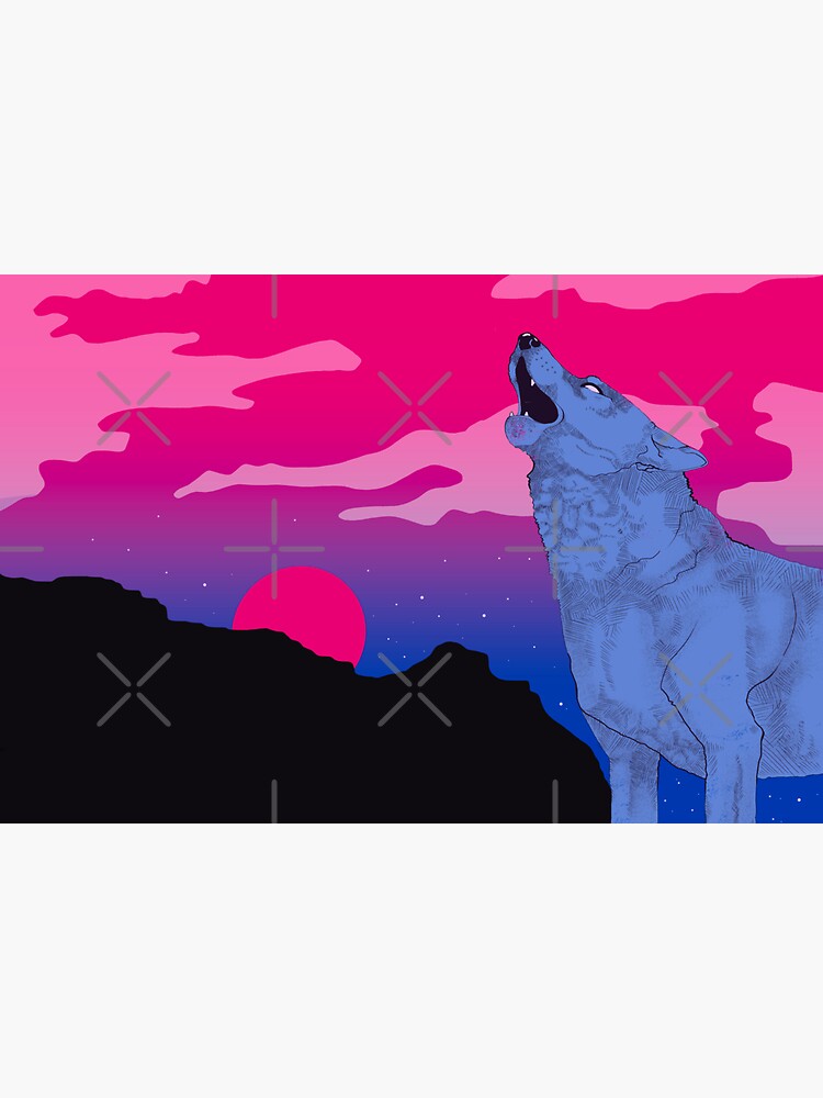 "Subtle Bisexual Flag" Sticker for Sale by TheGhostsAttic | Redbubble