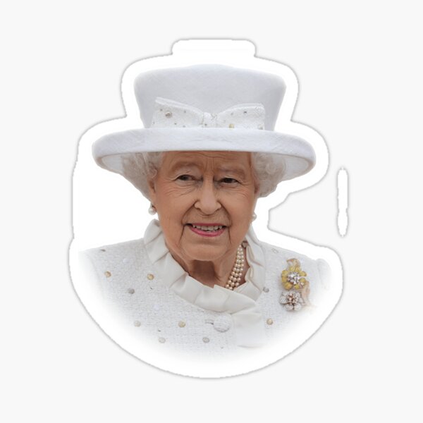 Queen Elizabeth Ii Sticker For Sale By Aslan300 Redbubble
