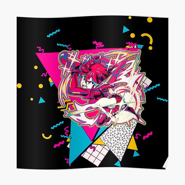 "Ryuko - Kill la Kill *90s graphic design*" Poster for Sale by ...