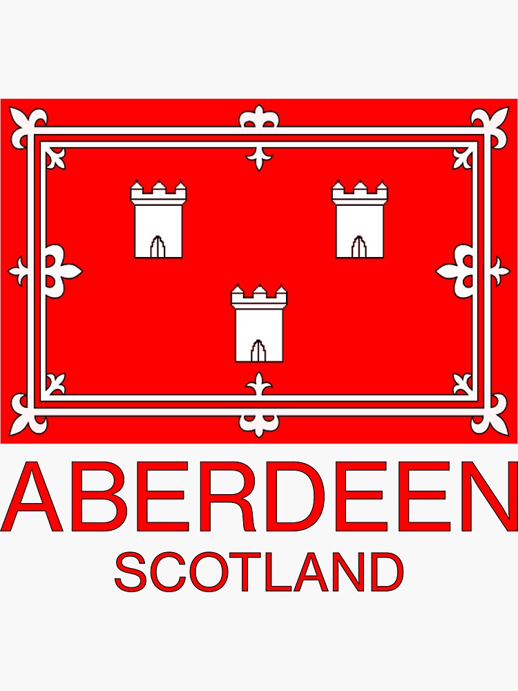 "Aberdeen-logo" Sticker for Sale by Iskanderox | Redbubble